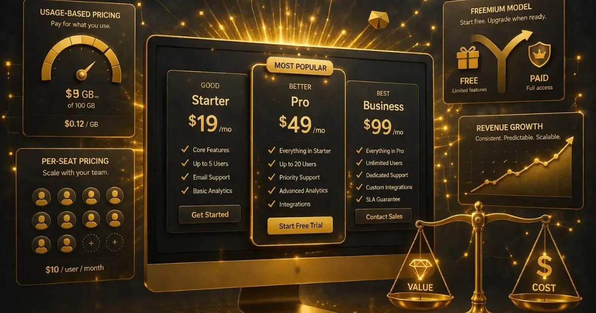 SaaS Pricing: 6 Models That Drive Revenue Growth (2026)