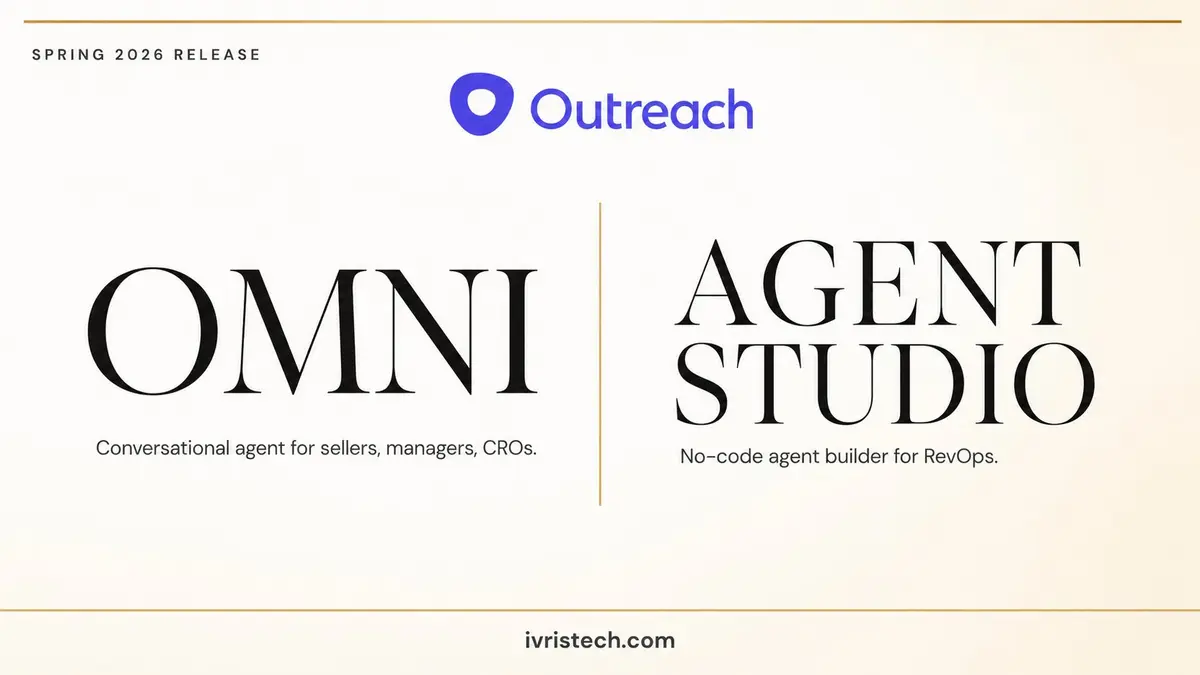 Outreach Omni + Agent Studio: What Revenue Teams Get